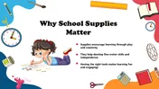 Basic School Supplies For Pre K PPT And Canva Template