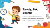 Basic School Supplies For Pre K PPT And Canva Template