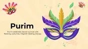 Purim PowerPoint Presentation And Google Slides Template