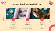 Purim PowerPoint Presentation And Google Slides Template