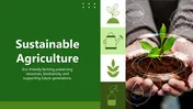 Sustainable Agriculture Presentation And Canva Template
