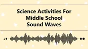 Get Now! Science Activities For Middle School Sound Waves