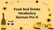 Food And Drinks Vocabulary German Pre K Google Slides