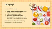 Food And Drinks Vocabulary German Pre K Google Slides