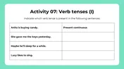 Verb Activities PowerPoint Presentation And Google Slides