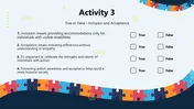 World Autism Awareness Day Activities For High School PPT