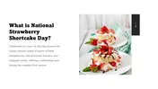 Celebrate National Strawberry Shortcake Day PowerPoint
