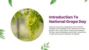 National Grape Day Presentation And Google Slides