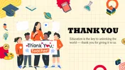 Thanks You Slides For Education Google Slide Templates
