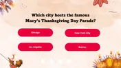 Thanksgiving Trivia Game Presentation And Google Slides