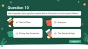 Christmas Trivia Game Presentation And Google Slides
