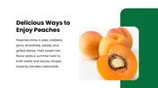 National Peach Month Presentation And Google Slides