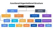 Functional Organizational Structure Google Slides