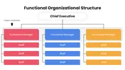 Functional Organizational Structure Google Slides