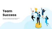 Get Now! Team Success PowerPoint And Canva TEmplates