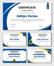 Achievers Certificate PowerPoint And Canva Template