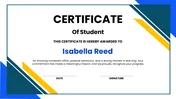 Student Certificate Canva And Google Slides Template