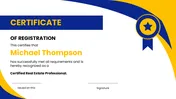 Business Registration Certificate PowerPoint Presentation