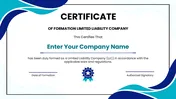 Certificate Of Formation Limited Liability Company