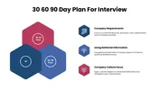 30 60 90 Day Plan For Interview PPT And Canva Templates
