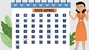 Get Now! 2023 Planning Calendar PowerPoint Template