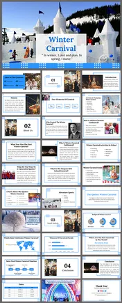 Winter Season PowerPoint Presentation and Google Slides