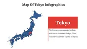Our Predesigned Map Of Tokyo Infographics PowerPoint