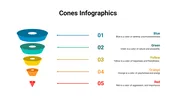 Get Modern Cones Infographics PowerPoint Presentation