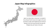 Discover The Japan Map Infographics PowerPoint Presentation