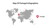 Download Now! Map Of Portugal Infographics PowerPoint
