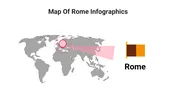 Get Modern Map Of Rome Infographics PowerPoint Presentation