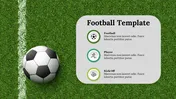 Editable Football Field Template PPT and Google Slides