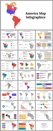 Editable 52 States Of America PPT And Google Slides themes