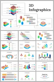 3D Models PowerPoint Presentation Template and Google Slides