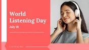 World Listening Day PowerPoint and Google Slides Themes
