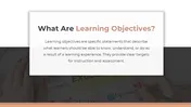 Discover Learning Objectives PPT And Google Slides Themes
