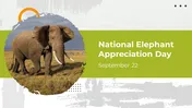 National Elephant Appreciation Day Google Slides Themes