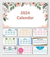 2024 Calendar Presentation And Google Slides Templates