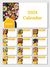 Download Free 2024 Calendar Google Slides Template