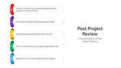 Discover The Post Project Review PPT And Google Slides