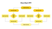 Amazing Flowchart Arrows Presentation Slides Diagram