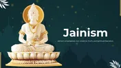Use This Jainism PPT, Google Slides, And Canva Templates