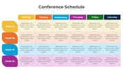 Conference Schedule PowerPoint And Canva Templates