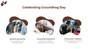 Groundhog Day PPT Presentation And Canva Template
