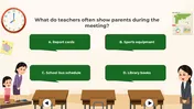 Family Feud For Parent Teacher Conference Canva Template