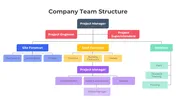 Use This Company Team Structure PPT And Canva Templates