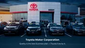 Toyota Motor Corporation Background PPT And Canva Template