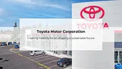 Toyota Motor Corporation Background PPT And Canva Template