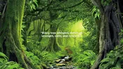 Nature Forest Background PowerPoint And Canva Template