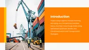 Ready to Use! Project Cargo Logistics Canva Template